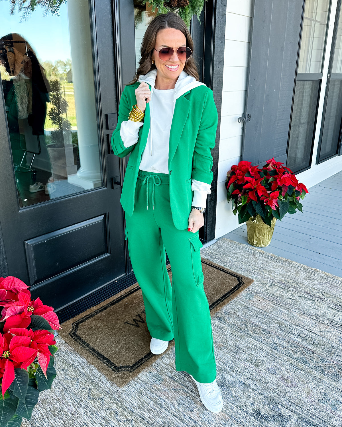 Kelly Terry Blazer and Pant Set — Gaudie and Company